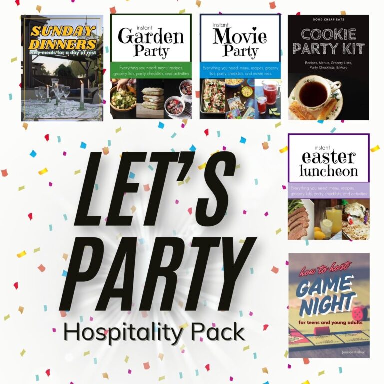 Let's Party Hospitality Pack - Good Cheap Eats - E-Store